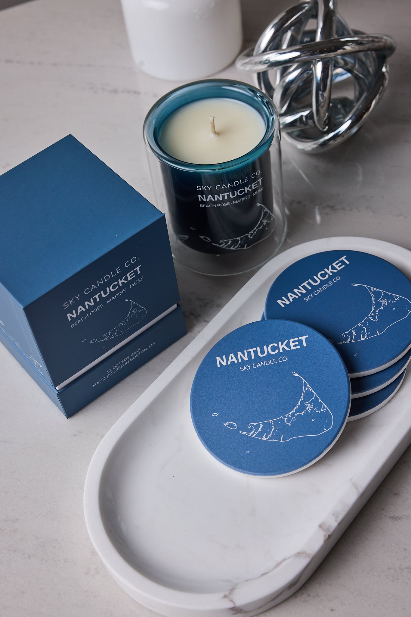 Nantucket Coaster – Sky Candle Co.
